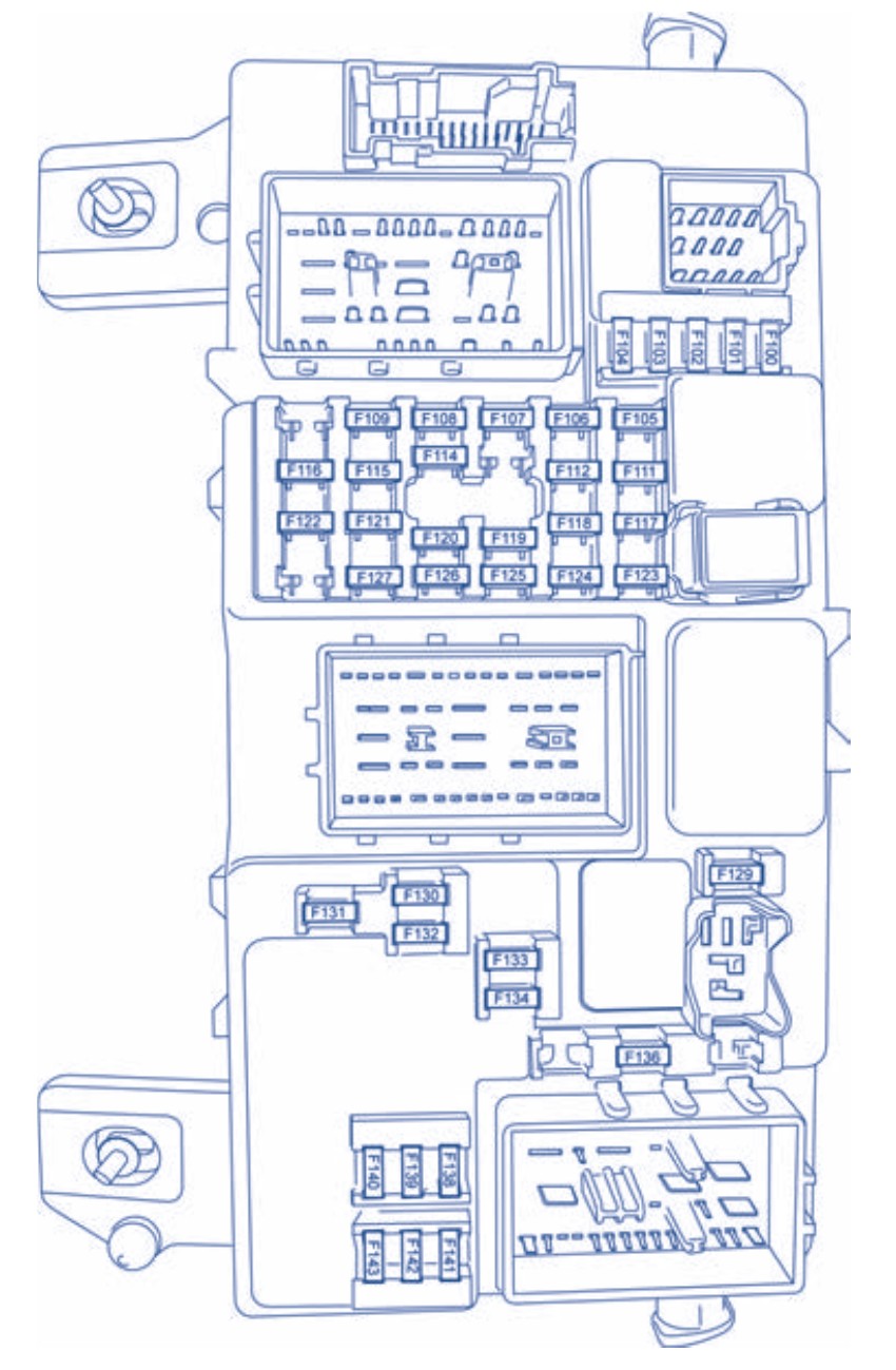 2010 Flex G2 Restyle Ford Focus fuse box diagram - StartMyCar